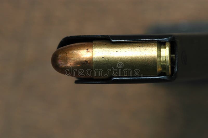 Close-up 9mm Caliber Bullets Stock Image - Image of bullet, murder: 5052321