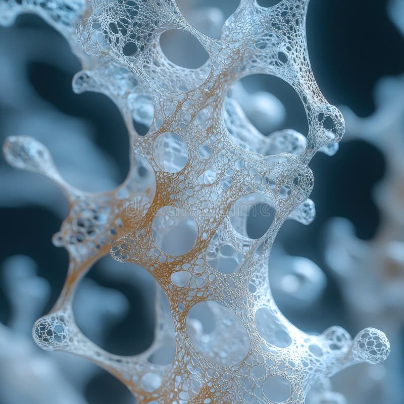 Close-up of Abstract Bubble Structures a Laboratory Environment in ...