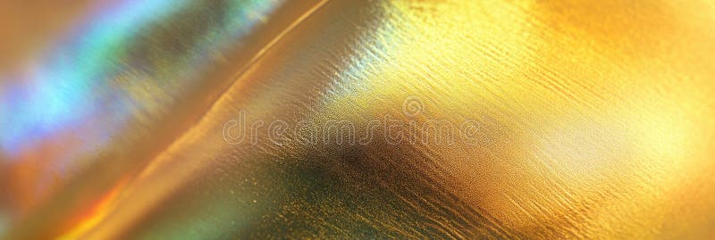 Close-up of Abstract Iridescent Metallic Surface with Rainbow ...