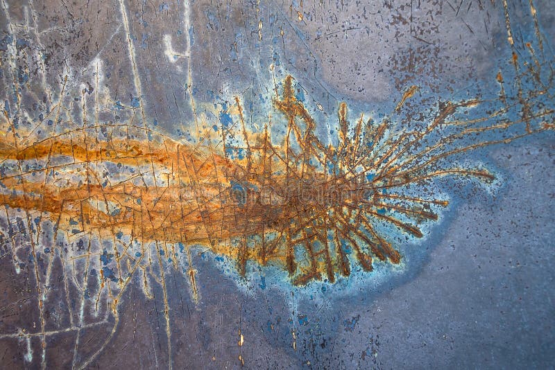 Rusty Stain on Metal Surface Stock Photo - Image of rusty, scratch ...