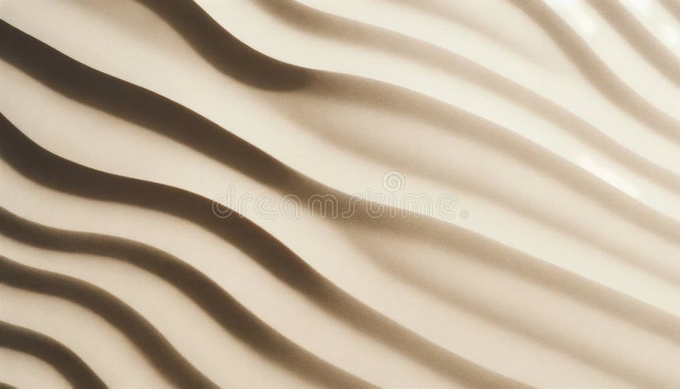 Abstract Sand Dunes Pattern, AI Generated Stock Illustration ...