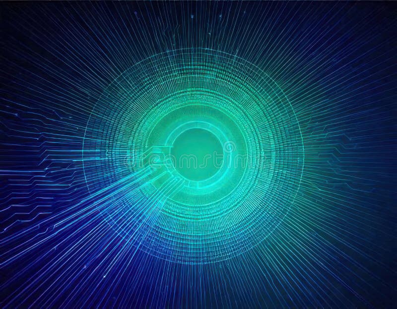 Close Up Abstract Tech Background Stock Illustration - Illustration of ...