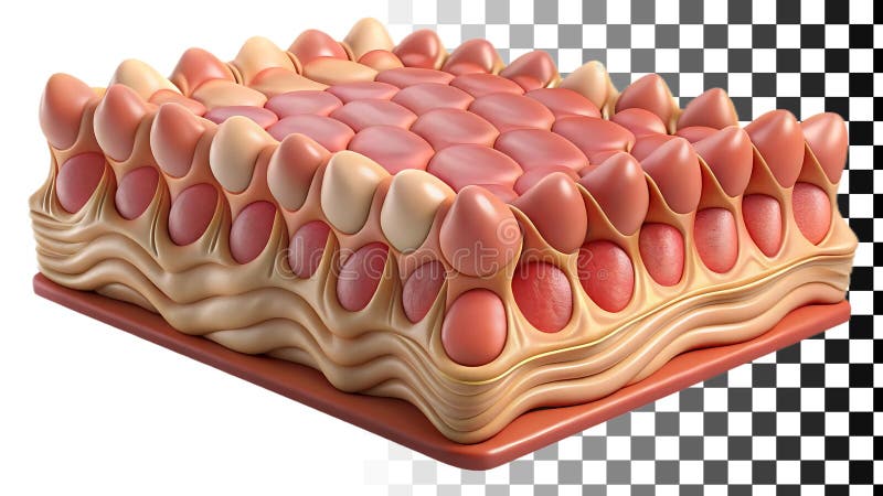 Abstract Texture Resembling Muscle Tissue or Organic Cellular Structure ...