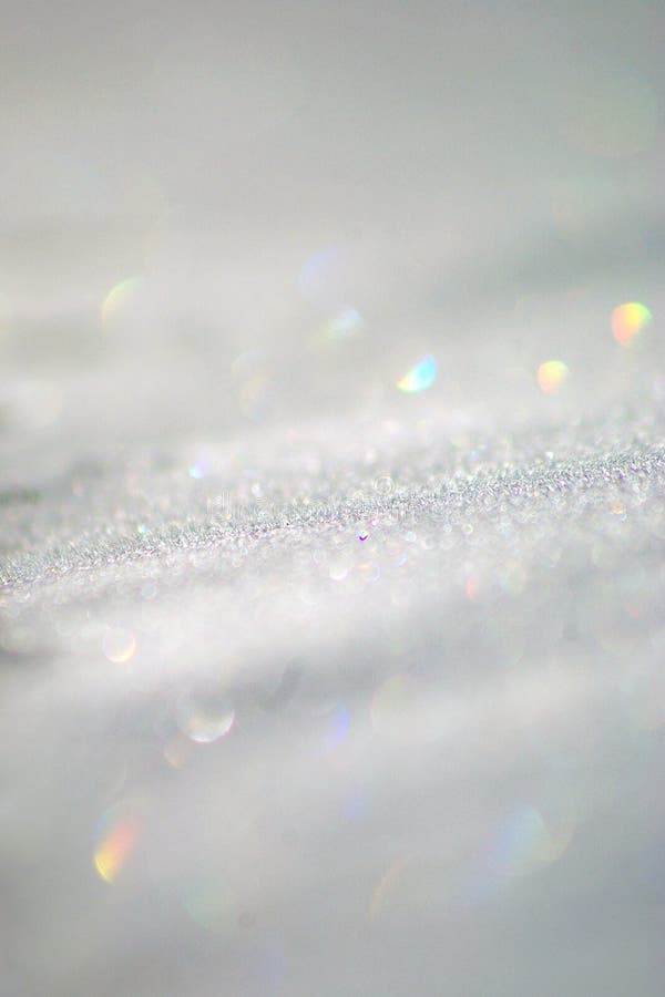 Close Up Abstract View of Fresh Sparkling Snow Stock Image - Image of ...