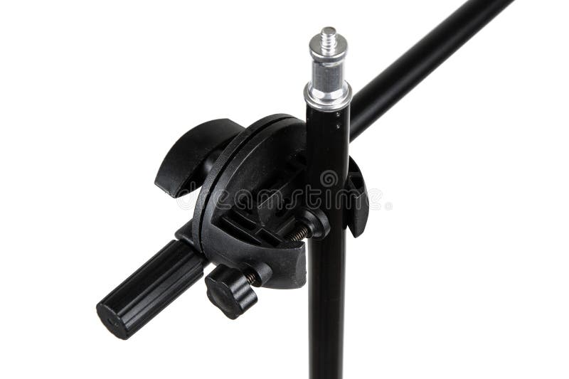 Tripod Clamp and Connector with Adjustment Knobs and Threaded Tip Stock ...