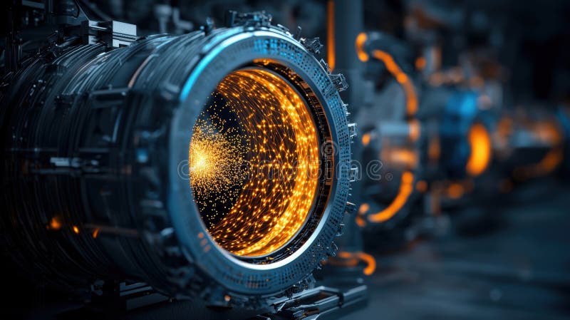 A Closeup of an Advanced Engine Component Showcasing Intricate Details ...