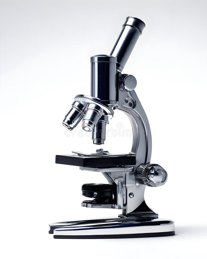 Close-up of Advanced Microscope in Modern Laboratory. Microscope on a ...
