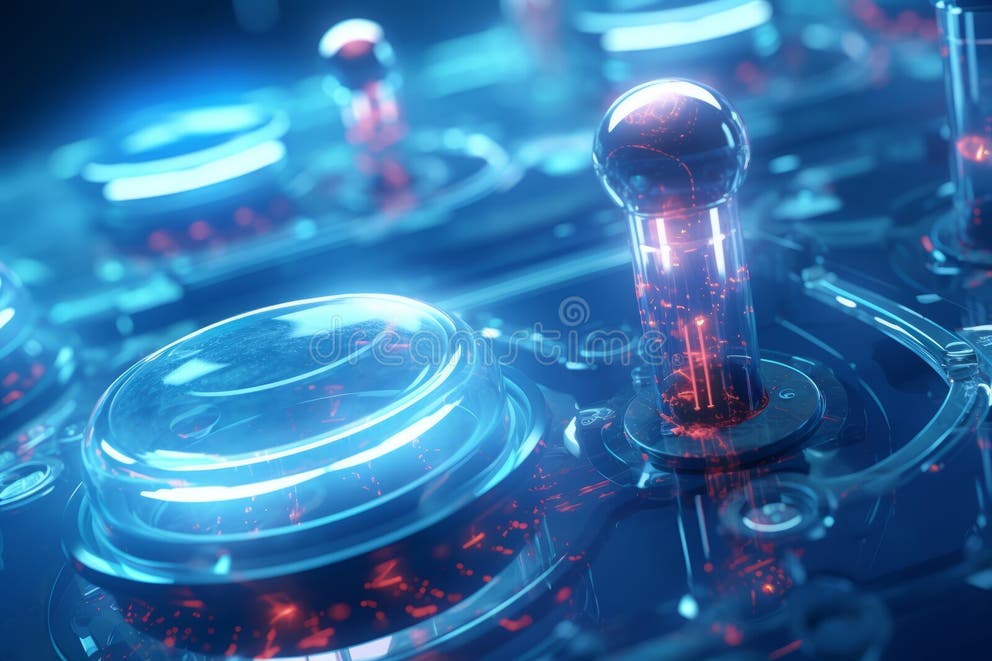 Close Up of Advanced Nanotechnology Enabling Medical Stock Illustration ...