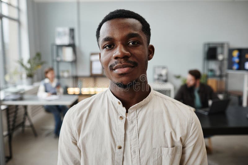 African Young Manager at Office Stock Photo - Image of office, manager ...