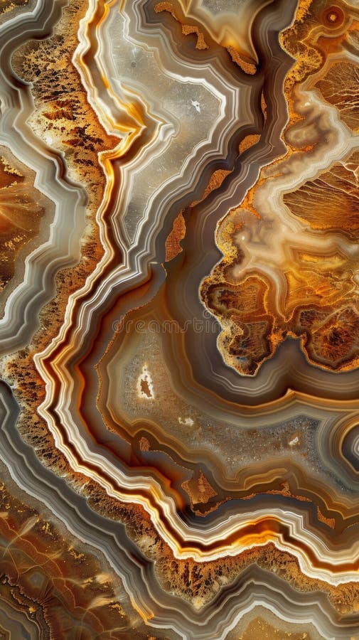 Close-up of Agate Stone Patterns Stock Photo - Image of natural, earth ...