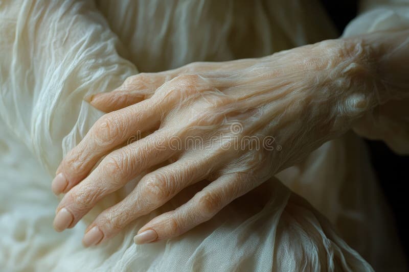 Close-up of Aged Hand Wrinkled Skin Stock Image - Image of grace ...