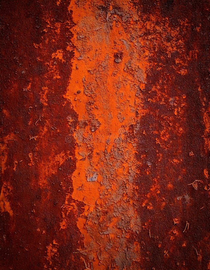 Close-Up of Aged Rusted Iron with Rich Textural Details and Natural ...