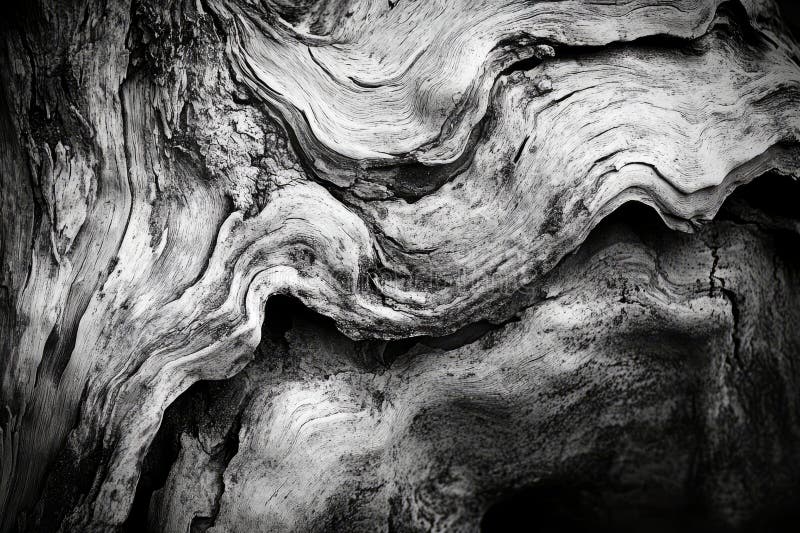 Close-up of Aged Tree Bark with Deep Grooves, Rich Organic Texture ...