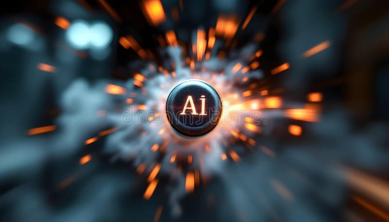 AI Stamped Bullet Exploding with Sparks and Futuristic Motion Blur AI ...