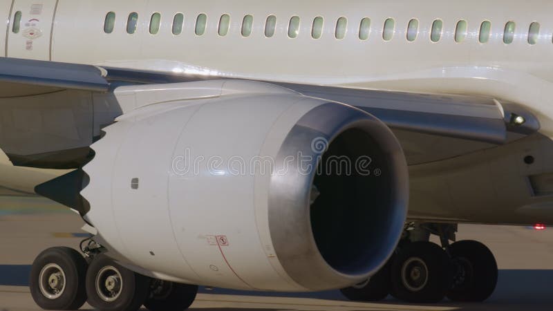 Aircraft Engine and Landing Gear Stock Footage - Video of structure ...