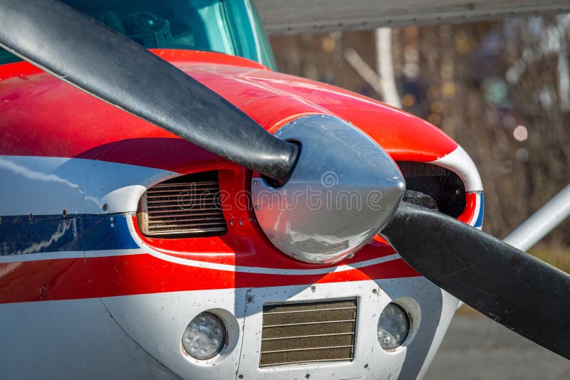 Close-up of the Aircraft Propeller Stock Image - Image of metal, spiral ...