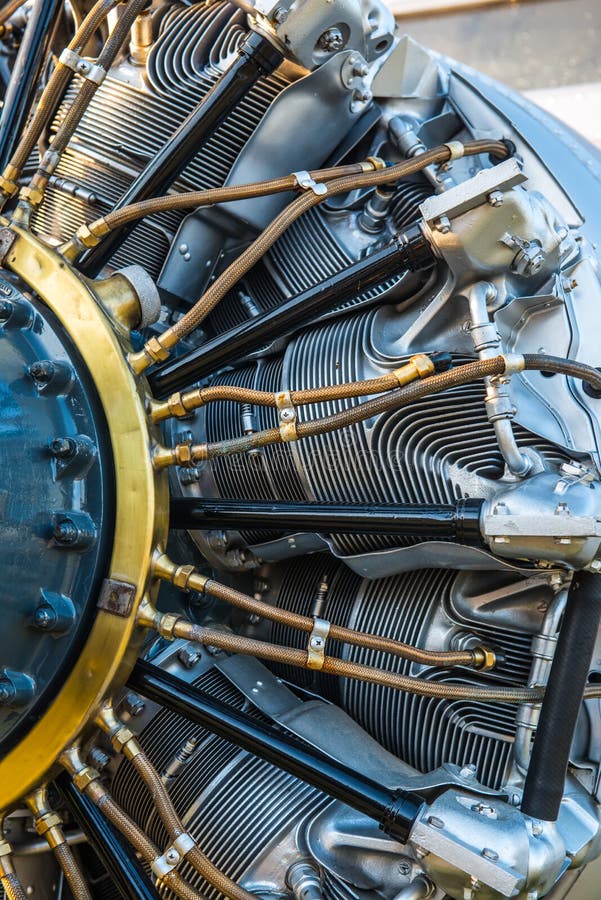 Close Up of Airplane Engine Stock Image - Image of powerful, component ...