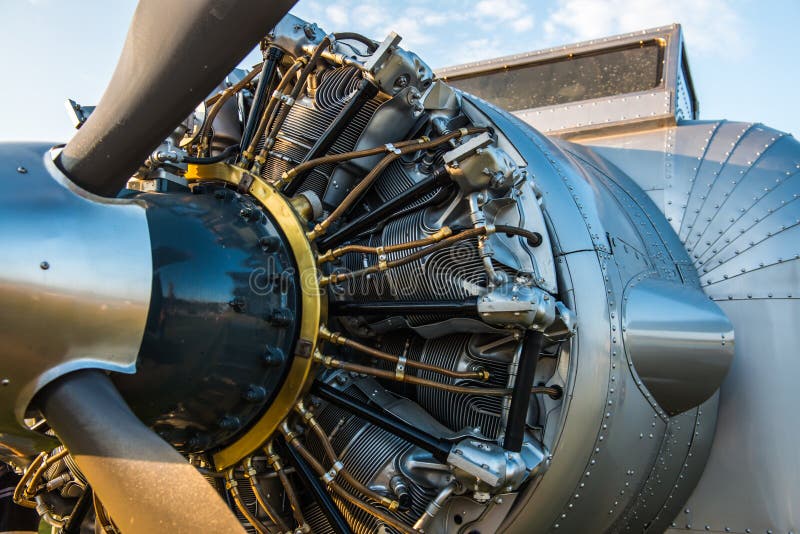 Close Up of Airplane Engine Stock Photo - Image of detail, aircraft ...
