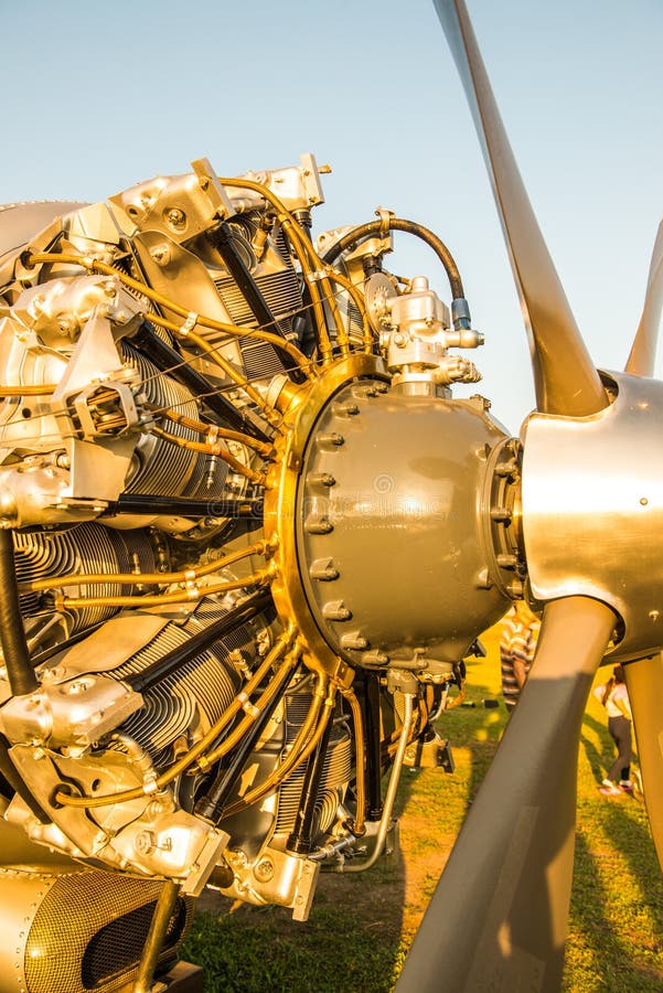 Close Up of Airplane Engine Stock Image - Image of metal, industry ...