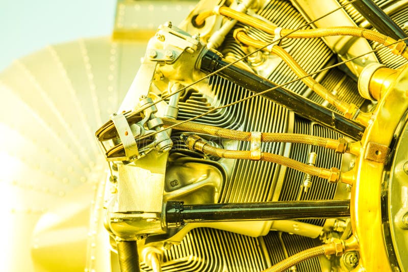 Close Up of Airplane Engine Stock Photo - Image of closeup, power ...