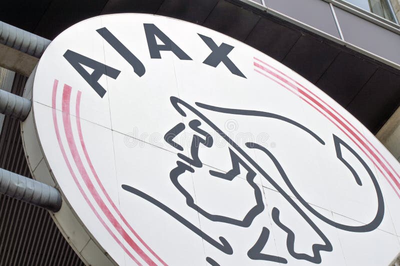 Ajax Amsterdam Logo On Amsterdam Arena Editorial Image - Image of sport ...