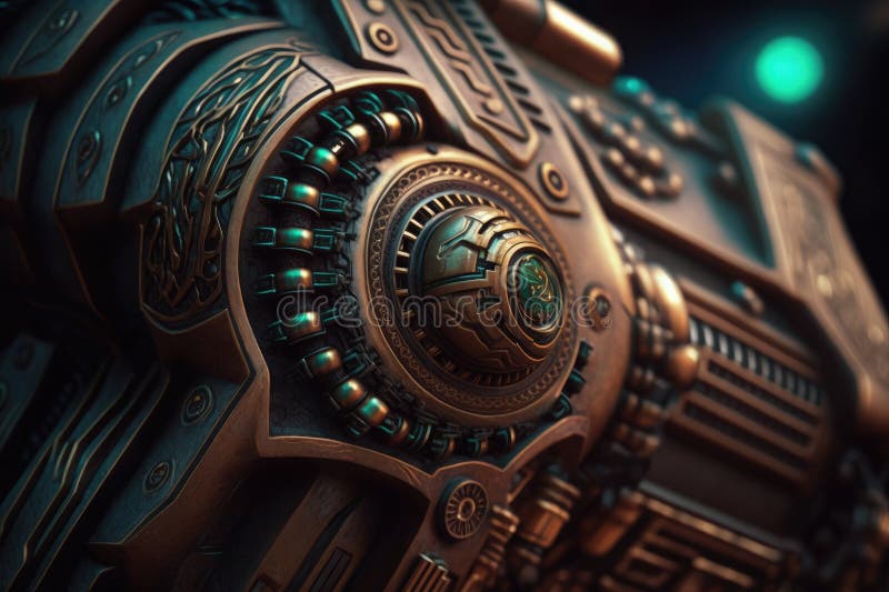 Close-up of Alien Blaster, with Its Intricate Details and Alien ...