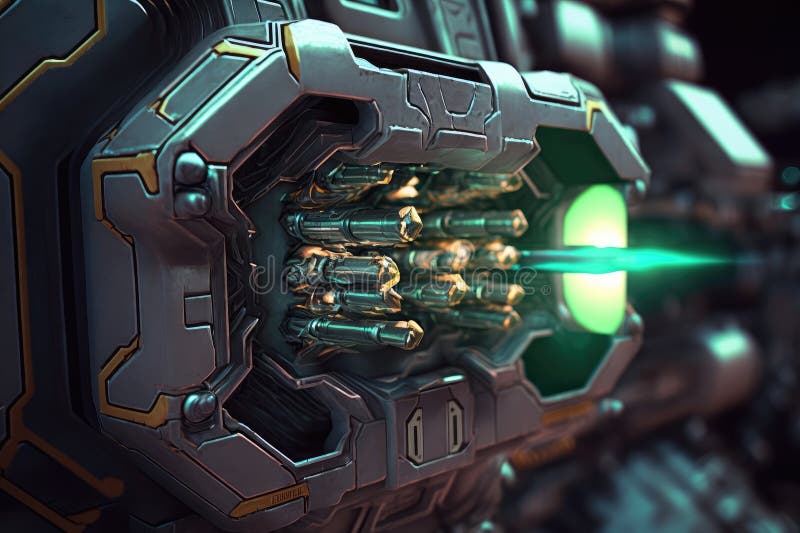 Close-up of Alien Blaster& X27;s Trigger, with the Sound of Gunfire ...