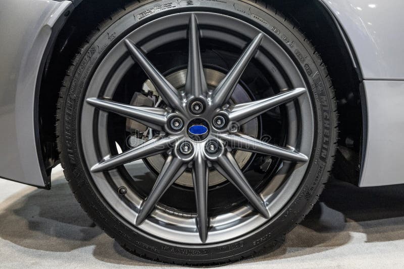 CLose up of alloy car rims editorial photo. Image of steel - 310177901