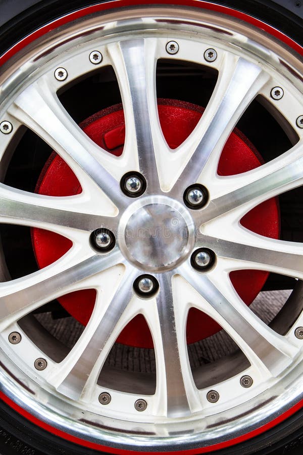 Close up alloy rims stock photo. Image of black, design - 68971972