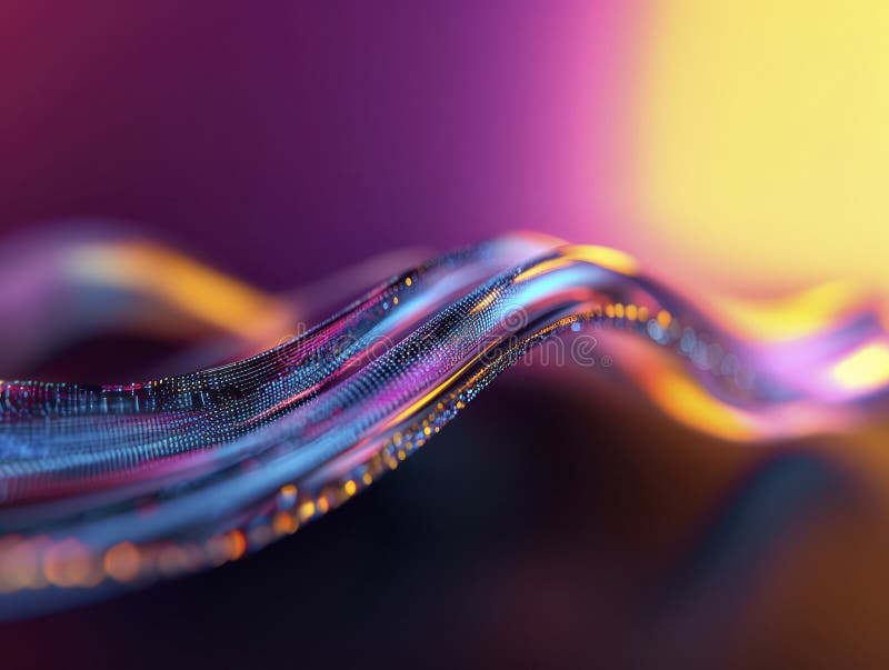 A Close-up of Alphabet Letters Transitioning into Dynamic, Flowing ...