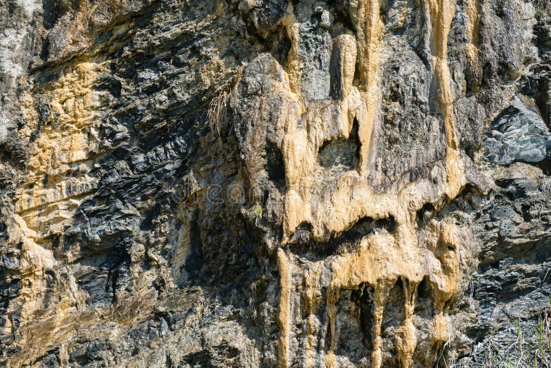 Close-up Amazing Rock Cliff Texture for Background. Stock Photo - Image ...