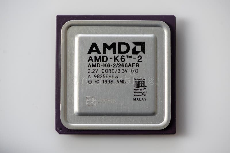 Close-up of an AMD Processor Editorial Stock Image - Image of remusrigo ...