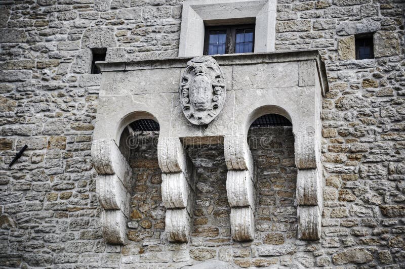Close Up of an Ancient Balcony Stock Photo - Image of landmark, terrace ...