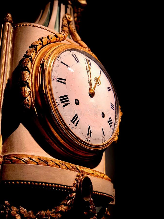 An ancient wall clock stock photo. Image of classic - 147010502