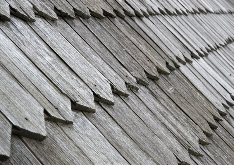 Close-up of the Ancient Wood Shingle Roof Stock Photo - Image of gray ...