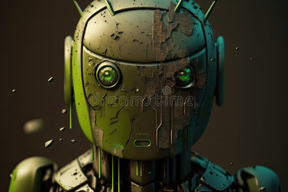 Close-up of Android S Face, with Its Humanlike Features and Expressions ...