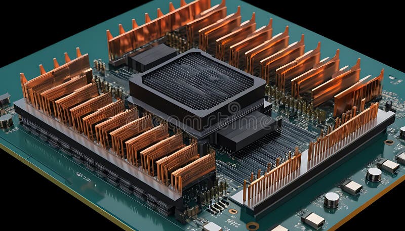 Colored Heat Sinks Stock Illustrations – 8 Colored Heat Sinks Stock ...