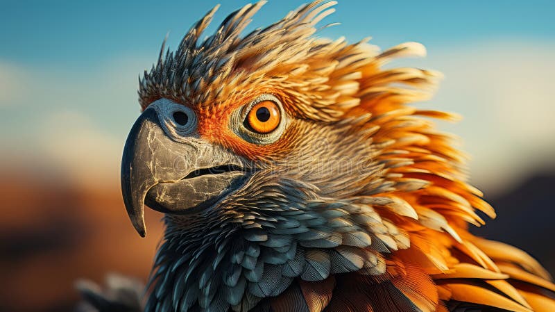 Close Up of an Animal. Generative AI. Stock Illustration - Illustration ...