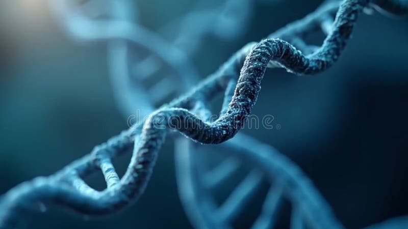 Animated Visualization of DNA Structure: Exploring Genetic Science in ...