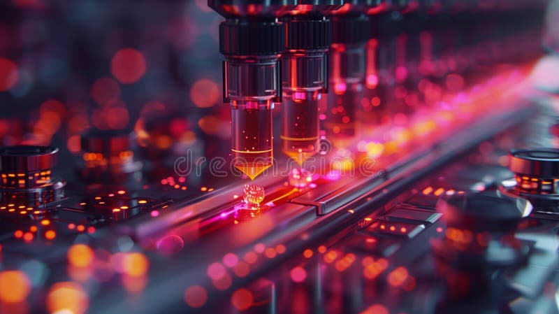 Lab-on-a-Chip Animation: Exploring Microfluidic Technology Stock ...