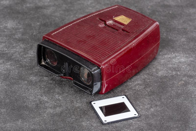 3D Slide Viewer, Toy Camera With The 3D Film Reel Stock Photo - Image ...