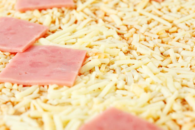 Close Up of Appetizing Pizza Stock Photo - Image of cheese, gammon ...
