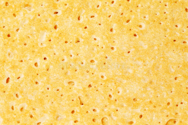 Close Up of Appetizing Yellow Crunchy Delicious Pancake Stock Image ...