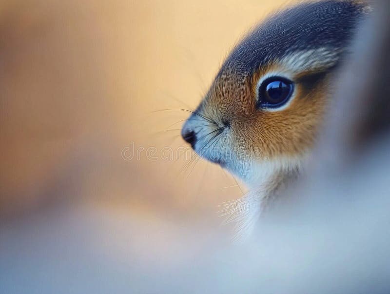 Close Up of an Arctic Ground Squirrel Emerging from Its Burrow Stock Image - Image of adorable ...