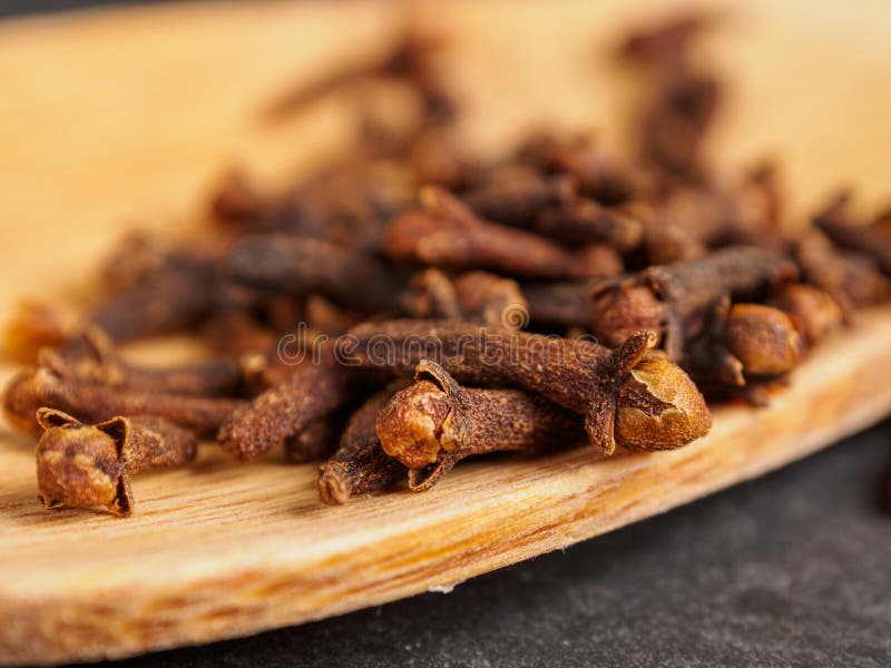 A Close-up of Aromatic Cloves, Highlighting the Texture and Rich Color ...