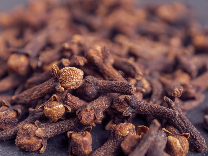 A Close-up of Aromatic Cloves, Highlighting the Texture and Rich Color ...