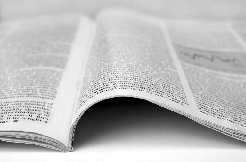 Close up of article stock image. Image of folded, headlines - 5721167