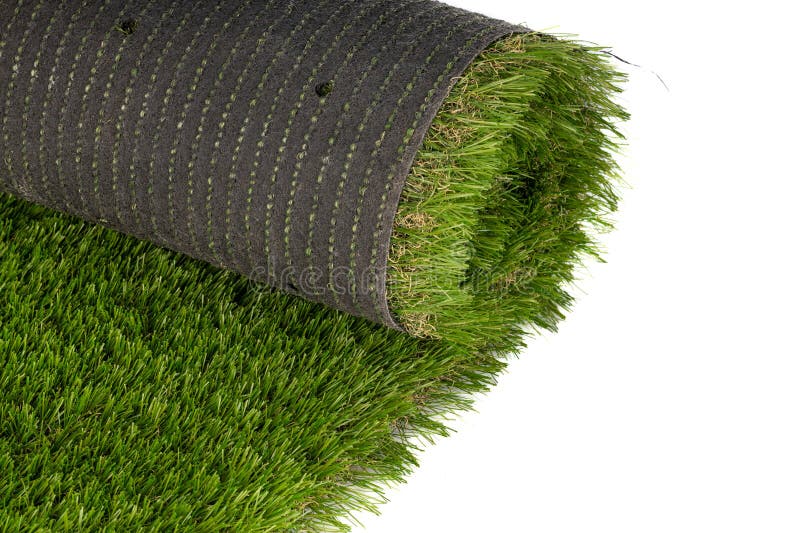 Artificial Grass Roll Ready for Installation Stock Image - Image of ...