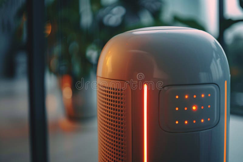 Modern Artificial Intelligence Home Assistant Device Stock Illustration ...