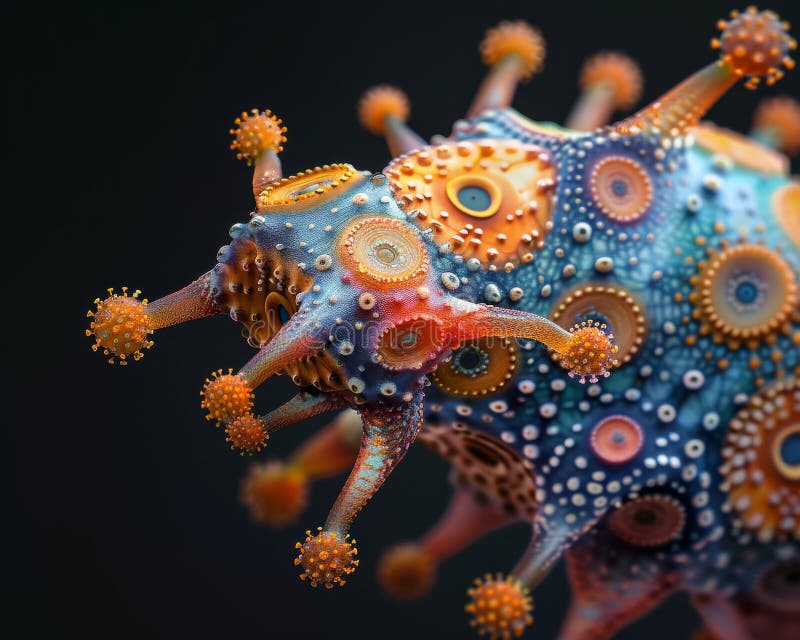 Close-up Artistic Images and Illustrations of Bacteria and Viruses ...